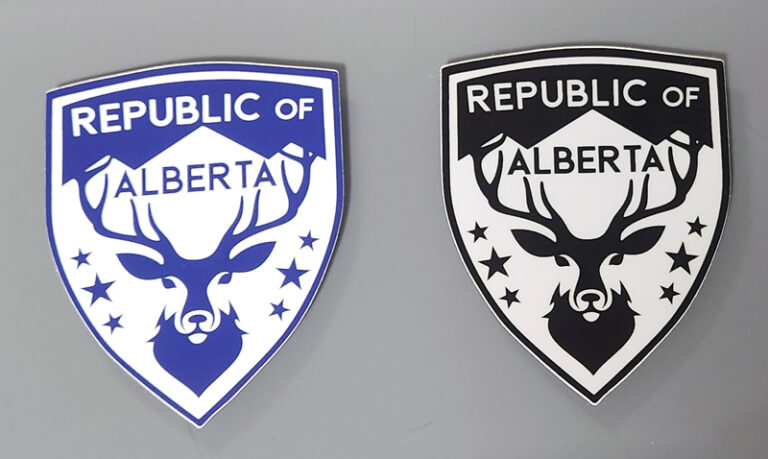Elk Logo Decal 2-Pack - Republic of Alberta dot Shop
